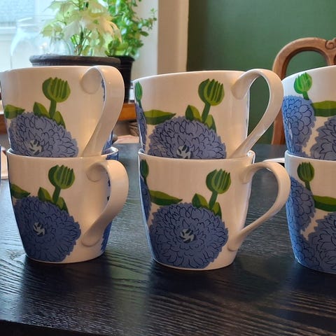 Punaiset Primavera mukit 2 kpl | Tori