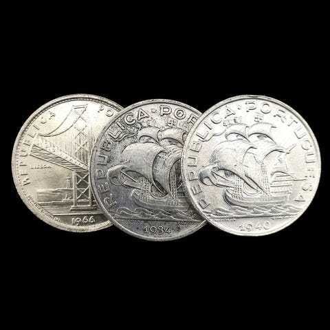 Portugali. Republic. Silver 10 Escudos 1928 - Batalha de Ourique () | Tori