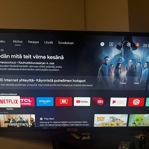 TV TCL 43" P631 4K älytelevisio | Tori