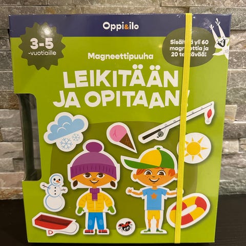 Oppi&ilo Leikitään ja opitaan magneettipuuhapeli 3-5-vuotiaille | Tori