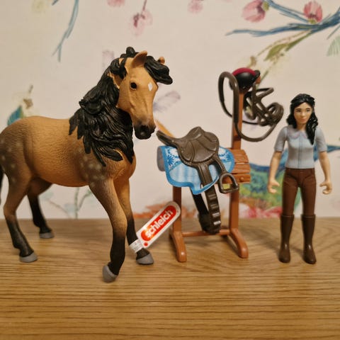 Schleich hevonen Paso Peruano ori Uljas, satula, suitset, Papo ...