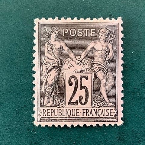 Ranska 1890 - 50 cent Sage tyyppi II - Yvert 98 | Tori