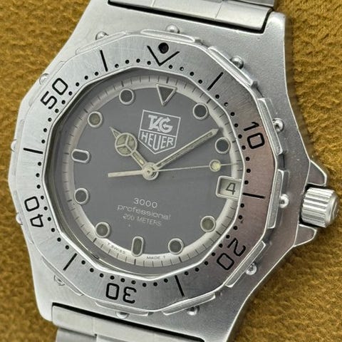 TAG Heuer - Formula 1 Professional 200 Meters - 374.513 - Miehet - 1990 ...