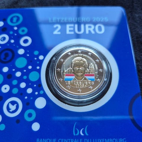 Luxemburg. 2 Euro 2025 "Henri" + "Schuman" (2 stuks) () | Tori