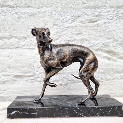 Figuriini - Dog - Pronssi, Marmori | Tori