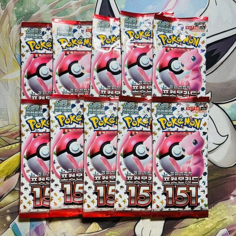 Pokémon -10x 151 Booster Pack - SV2a - Factory Sealed | Tori