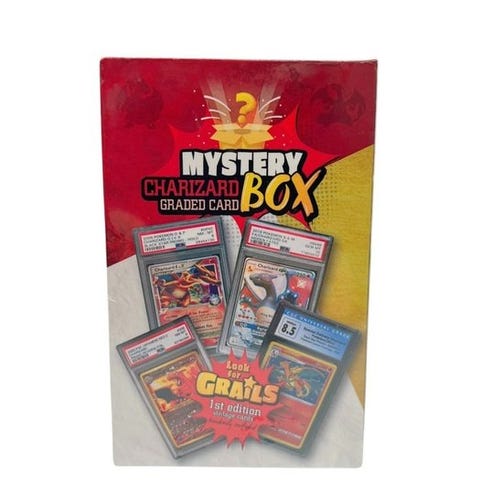 Pokémon Mystery box - Charizard Graded Card - Various sets | Tori