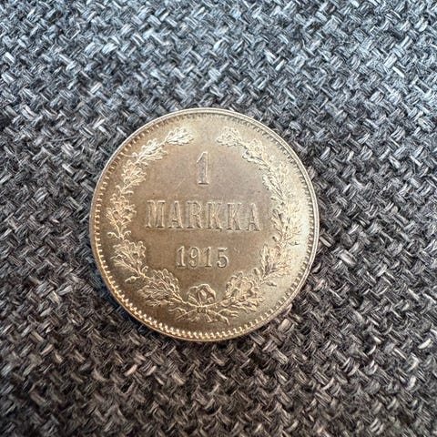 Suomen suuriruhtinaskunta 1 markka 1866 hopeakolikko, upea | Tori