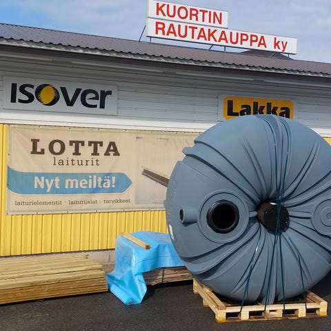 UMPISÄILIÖ lasikuitua vähän käytetty | Tori