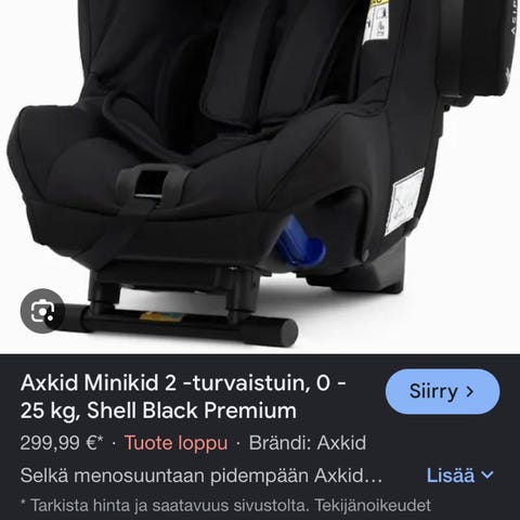 Axkid Rekid turvaistuin musta | Tori