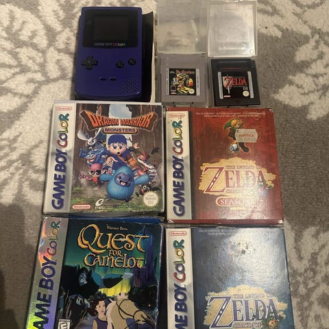 Nintendo Game Boy Color pelikonsoli ja pelit | Tori