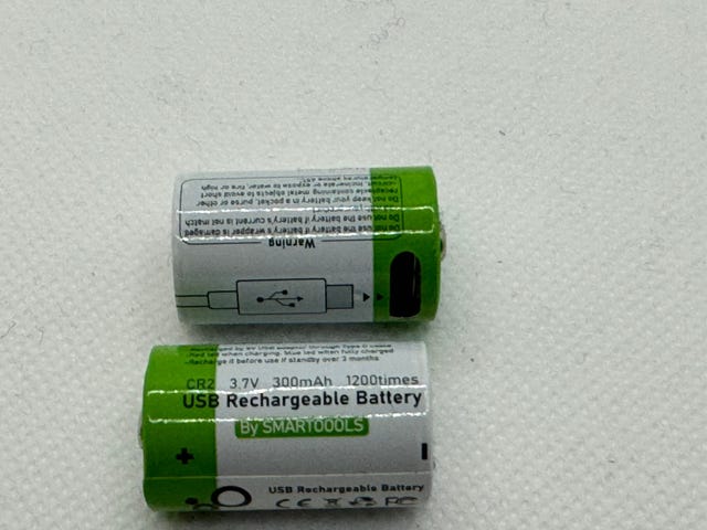 CR2 USB-C ladattava akku paristo 2 kpl | Tori