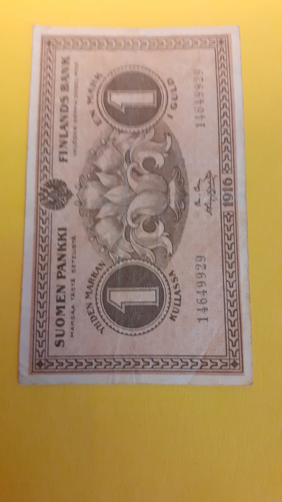 Suomi Seteli 5 markkaa 1963 Liit.B No O-3413366 | Tori