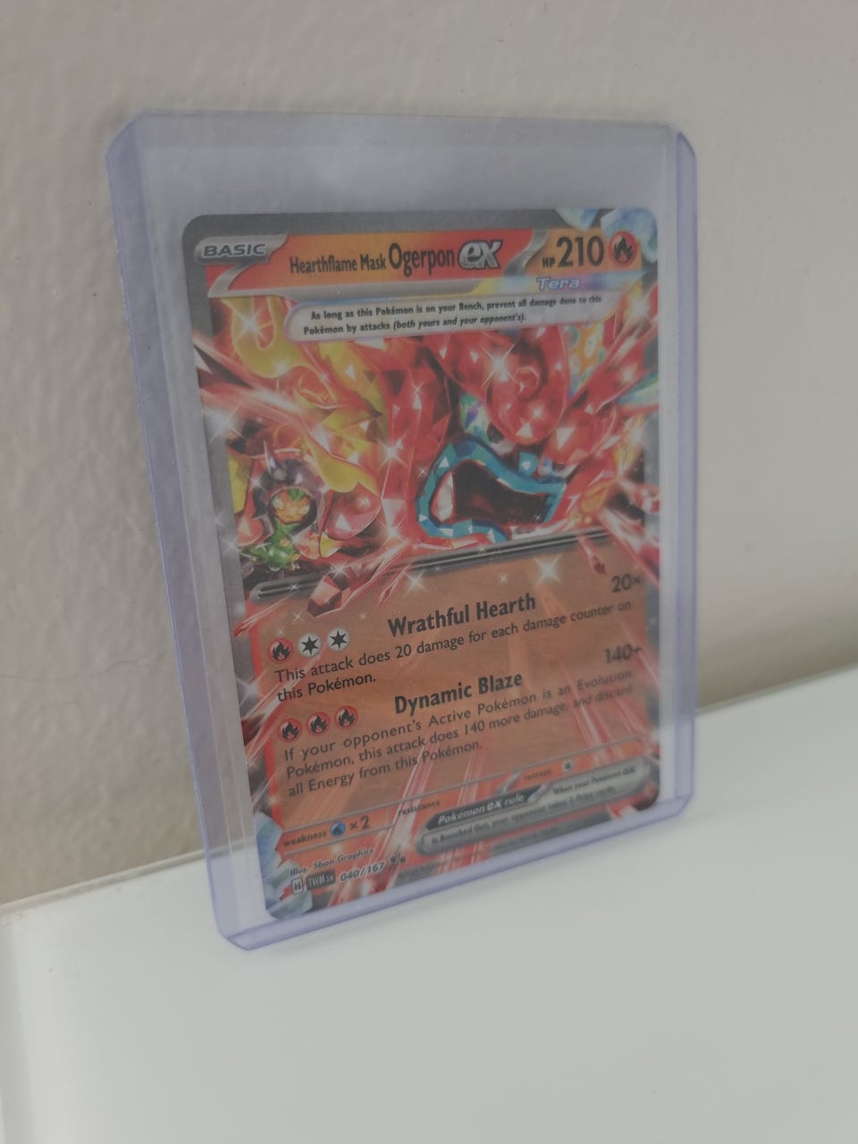 Pokémon kortti Hearthflame Mask Ogerpon ex | Tori